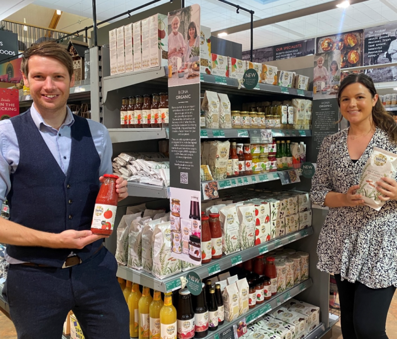 Booths partner with organic food brand Biona - Supply Booths